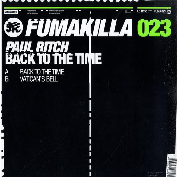 FUMA 023 – Paul Ritch – Back To The Time – (12″) – Sam Le Disquaire