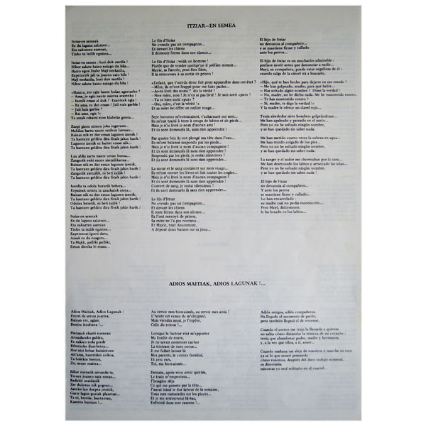 ELK 7, ELK 6 – Pantxoa Eta Peio – Peio Ospital Eta Pantxoa Carrere – (2xLP, Album, Gat) – Sam Le ...