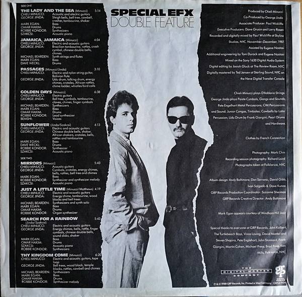 GRP-91048 – Special EFX – Double Feature – (LP, Album) – Sam Le Disquaire