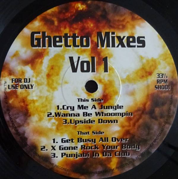 SH001 – Various – Ghetto Mixes Vol 1 – (12″, Unofficial) – Sam Le Disquaire